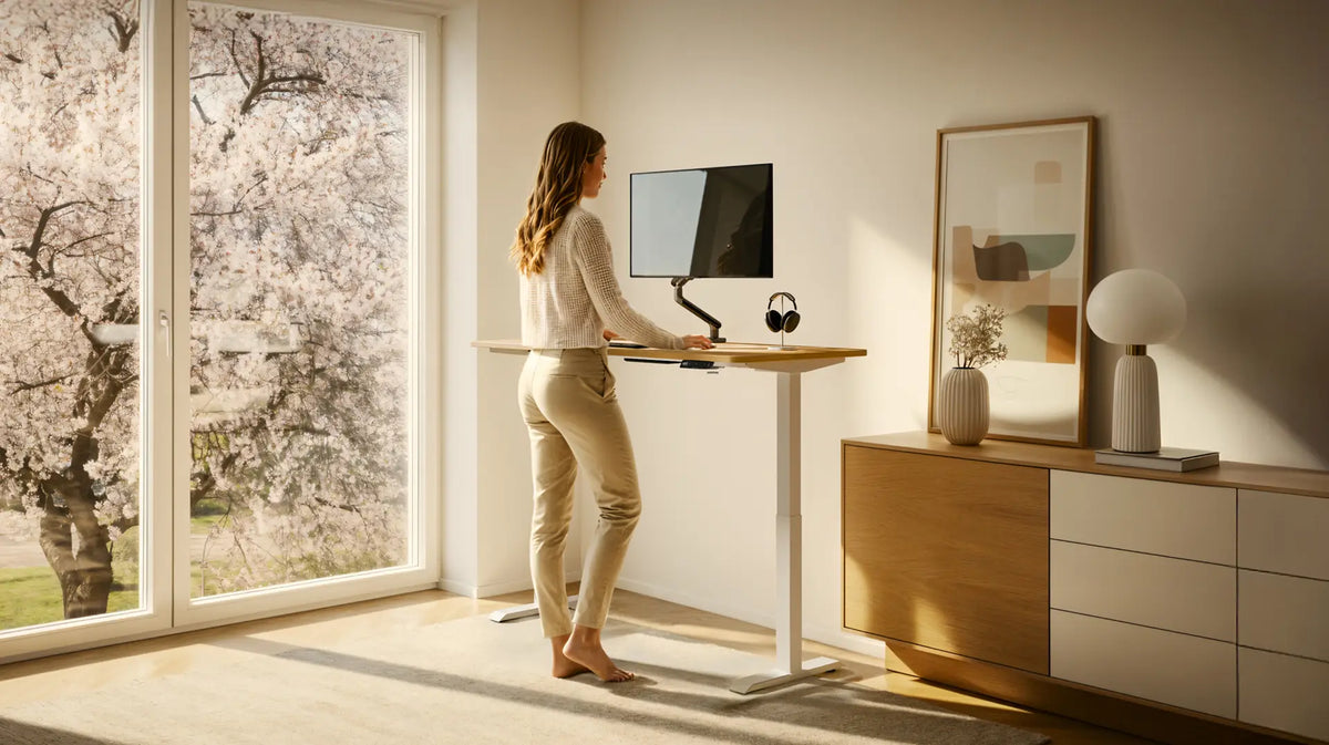 HomeOne Height-Adjustable Desk | Desktronic
