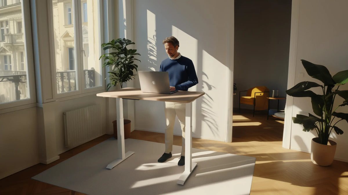 Electric Height-Adjustable Desk HomeOne | Desktronic – Desktronic.co.uk