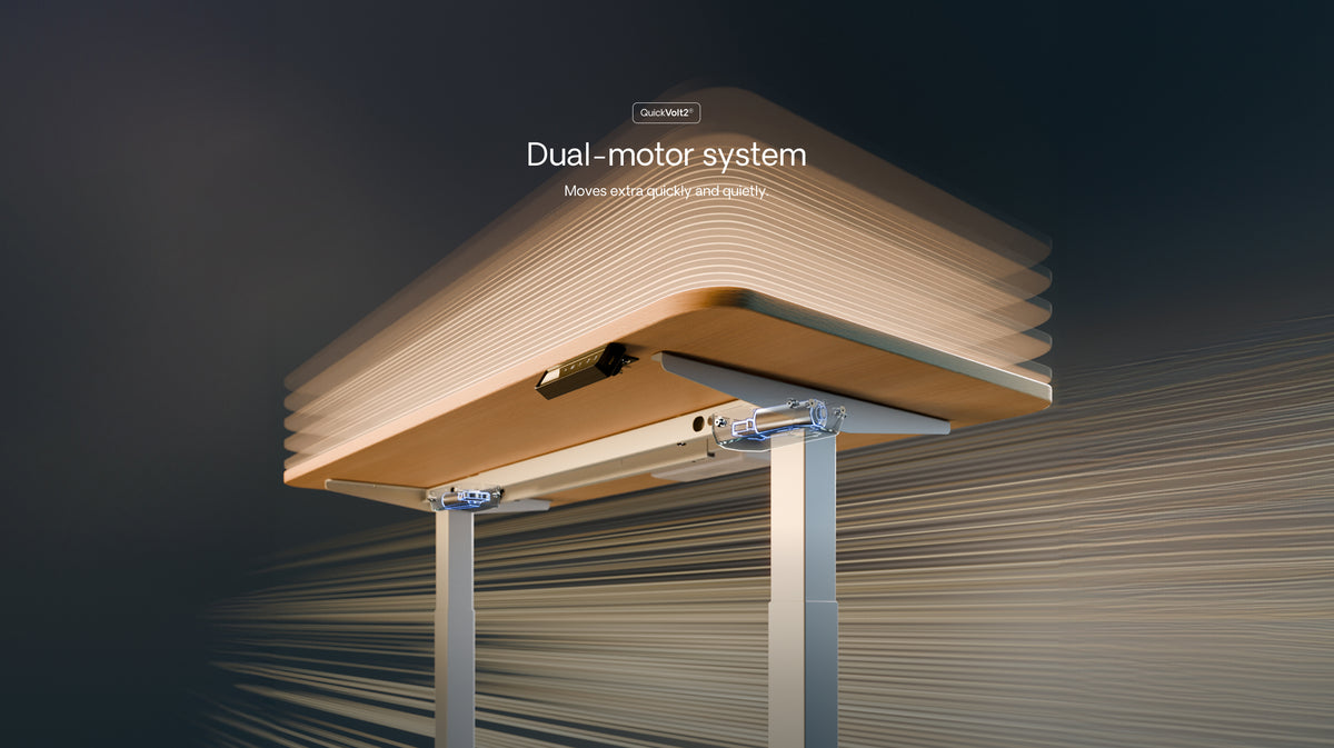 Electric Height-Adjustable Desk HomeOne | Desktronic – Desktronic.co.uk