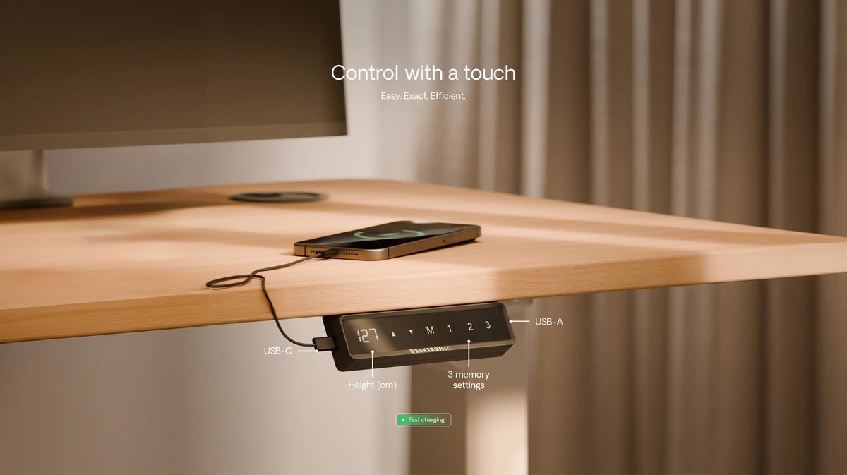 Electric Height-Adjustable Desk HomePro | Desktronic – Desktronic.co.uk